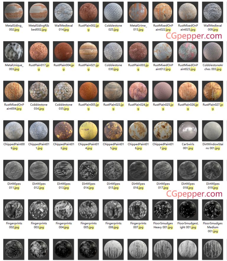 Poliigon Textures_全套贴图 – CGPepper-专注优质三维资源