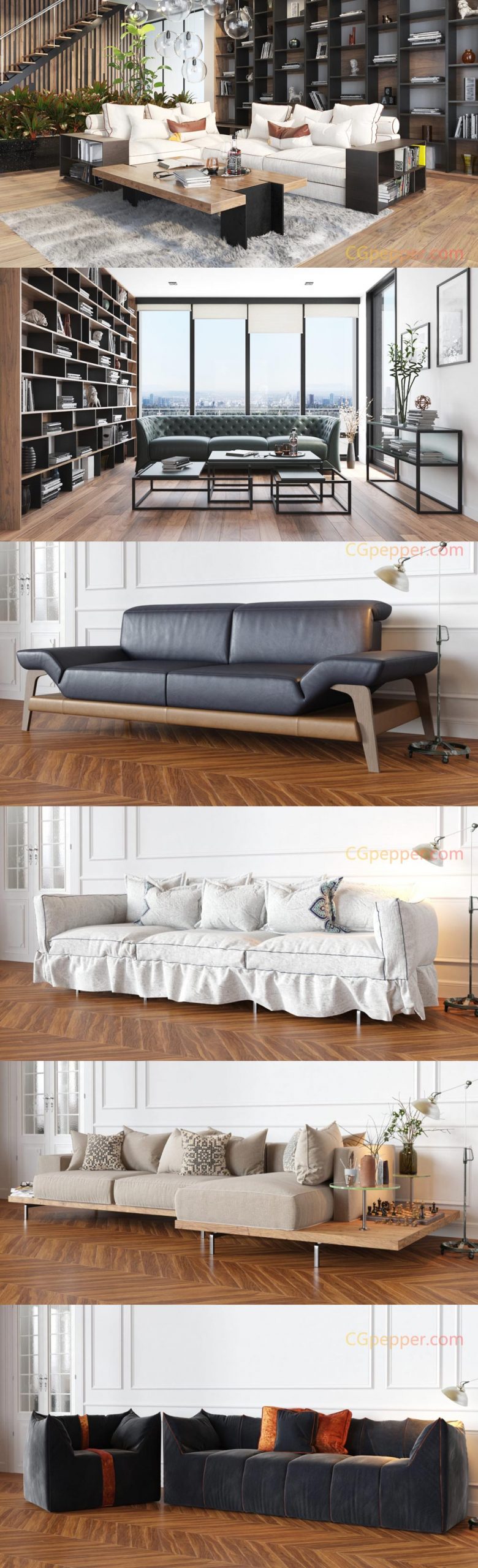 Evermotion-室内沙发套装-257卷 – CGPepper-专注优质三维资源
