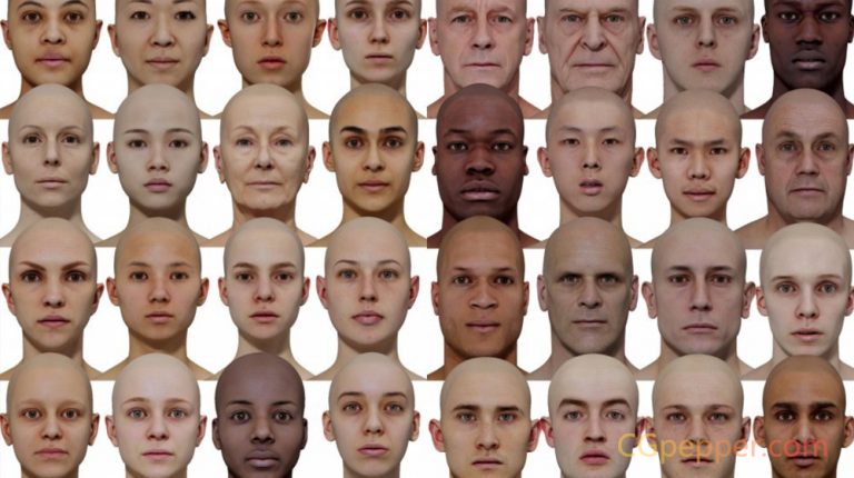 blender 完整的绑定基础人体网格-Universal Human Body & Face Rig by Chris Jones ...