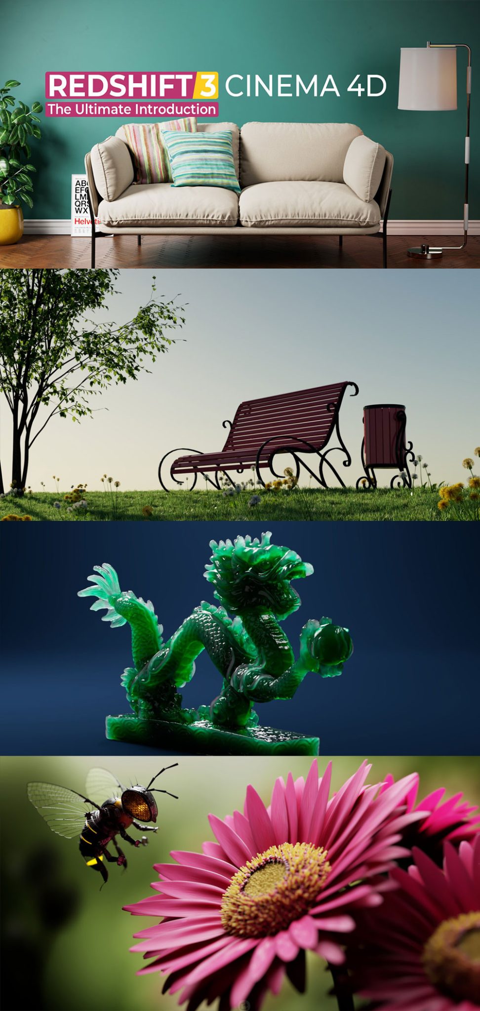 MographPlus C4D Redshift渲染器终极进阶教程(英文无字幕) – CGPepper-专注优质三维资源