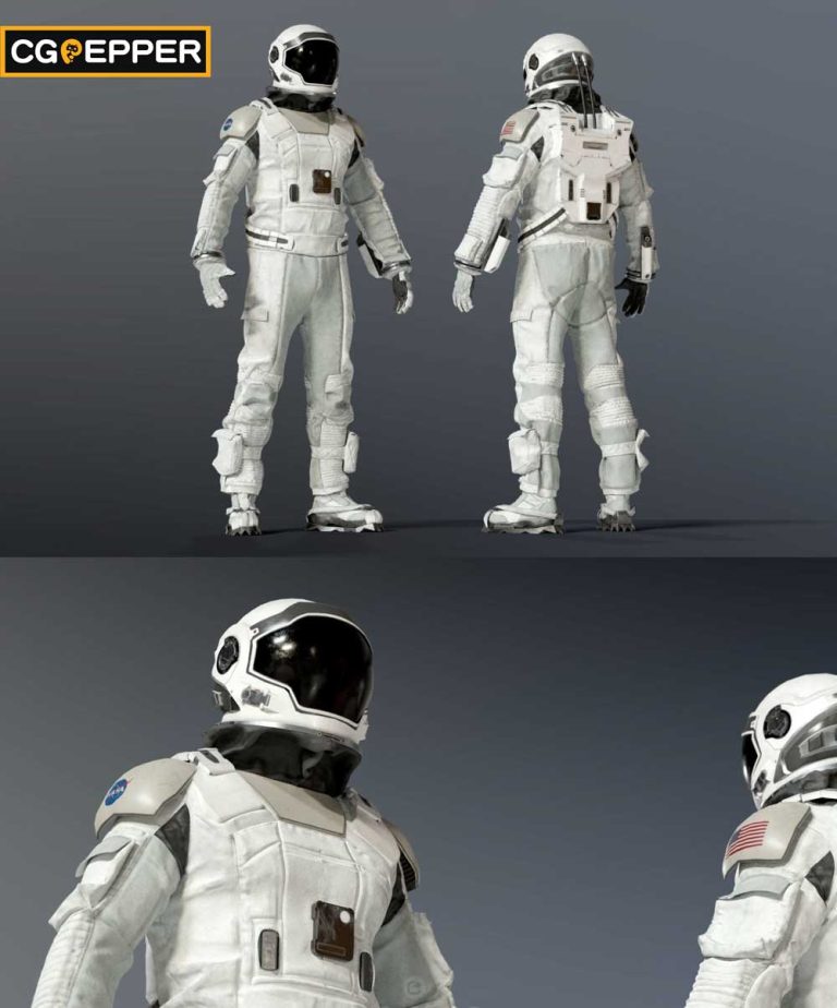 星际穿越太空服3D模型-SPACESUIT Interstellar 3D model – CGPepper-专注优质三维资源