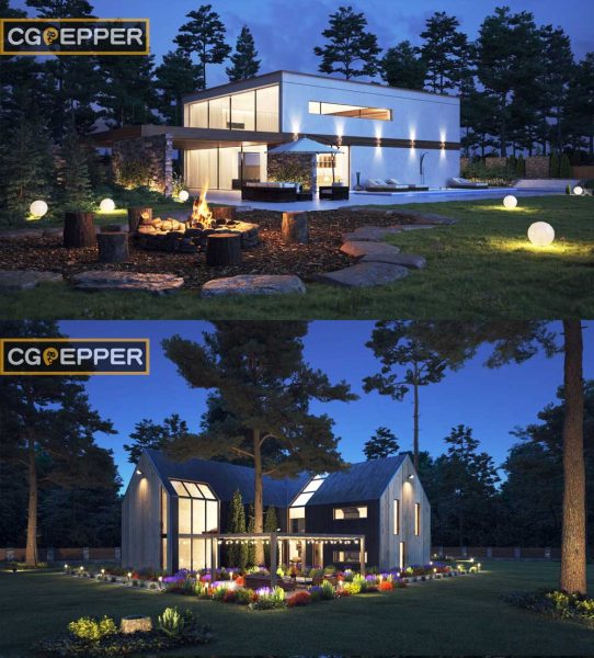 10个自然户外别墅建筑室外场景3D模型 Evermotion – Archexteriors Vol.39 (3DS MAX格式) – CGPepper-专注优质三维资源