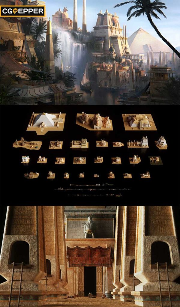 古埃及金字塔建筑3D模型 – ACE OF EGYPT – CGPepper-专注优质三维资源