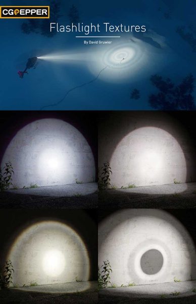 手电筒光照纹理贴图-DGruwier_Flashlight_Textures – CGPepper-专注优质三维资源